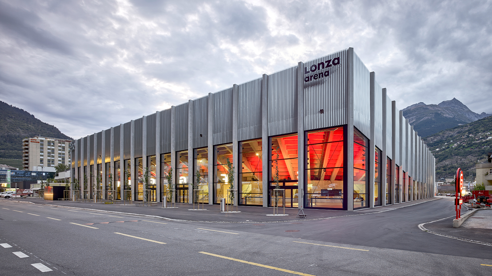 Ice- and event hall "Lonza-Arena" with NEVARIS | NEMETSCHEK